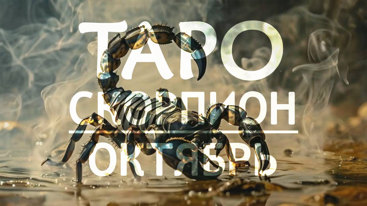 СКОРПИОН - ТАРО ПРОГНОЗ на ОКТЯБРЬ 2024 года