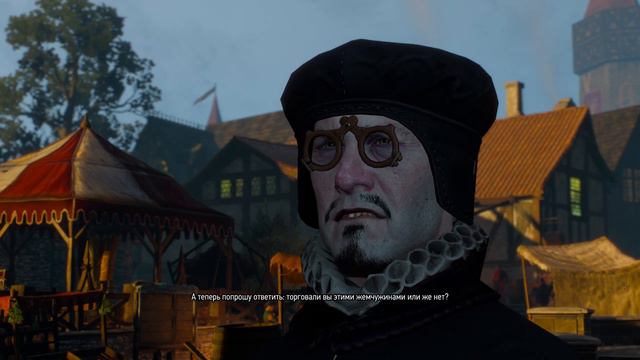 Ведьмак 3 Дикая Охота, встреча с инспектором Пятка по поводу налогов