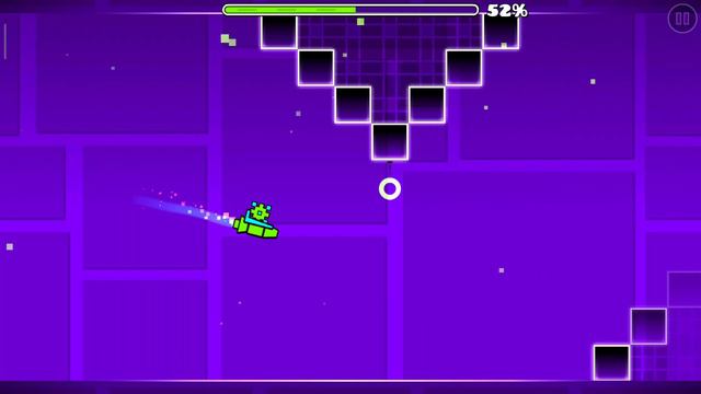 GEOMETRY DASH - BACK ON TRACK 100% / SECOND OFFICIAL LEVEL BY ROBTOP