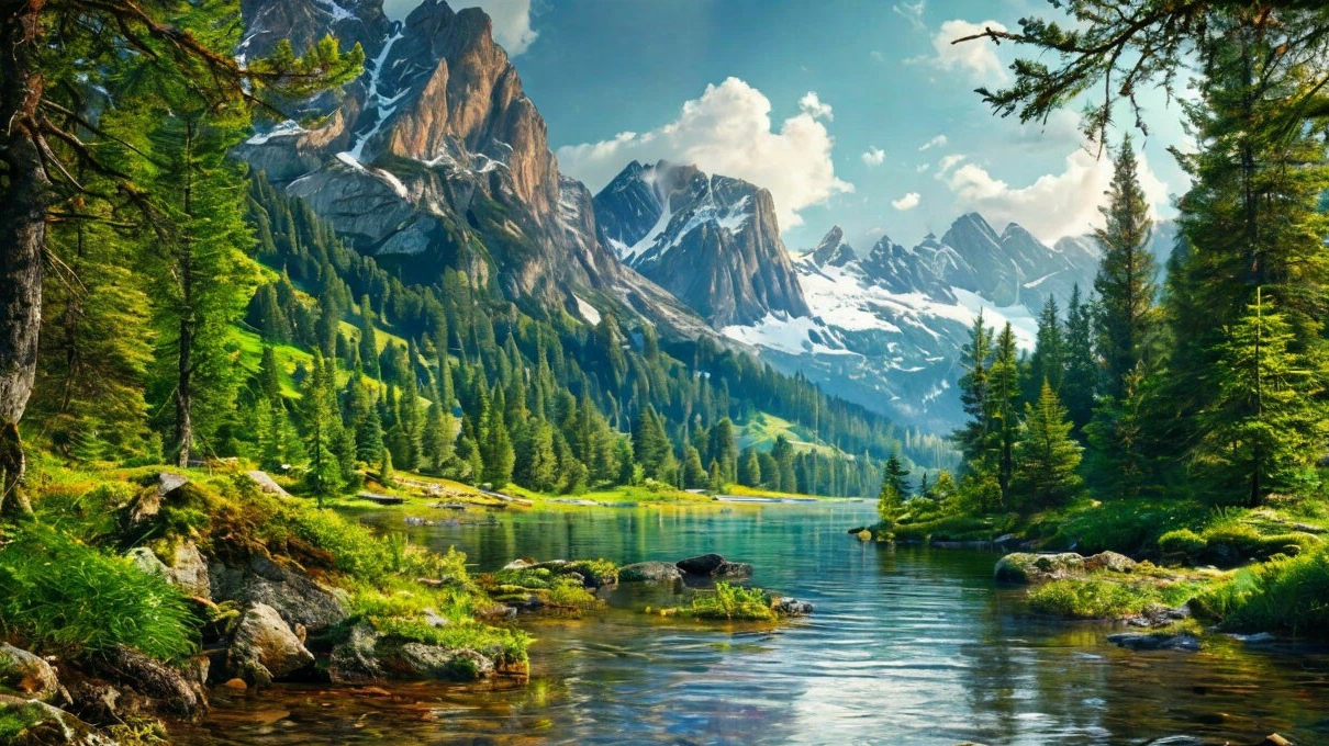 спокойная мелодия леса для души + красивые образы природы