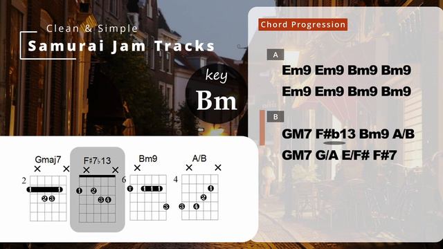 Bm Соул RnB гитарная минусовка / Neo Soul RnB Guitar Backing Track in Bm