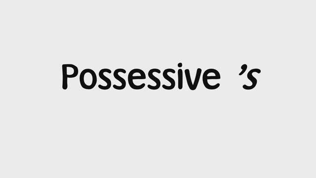 Harmonize Starter - Grammar: Possessive 's (Welcome Unit)