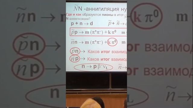Взаимодействие протона и антипротона