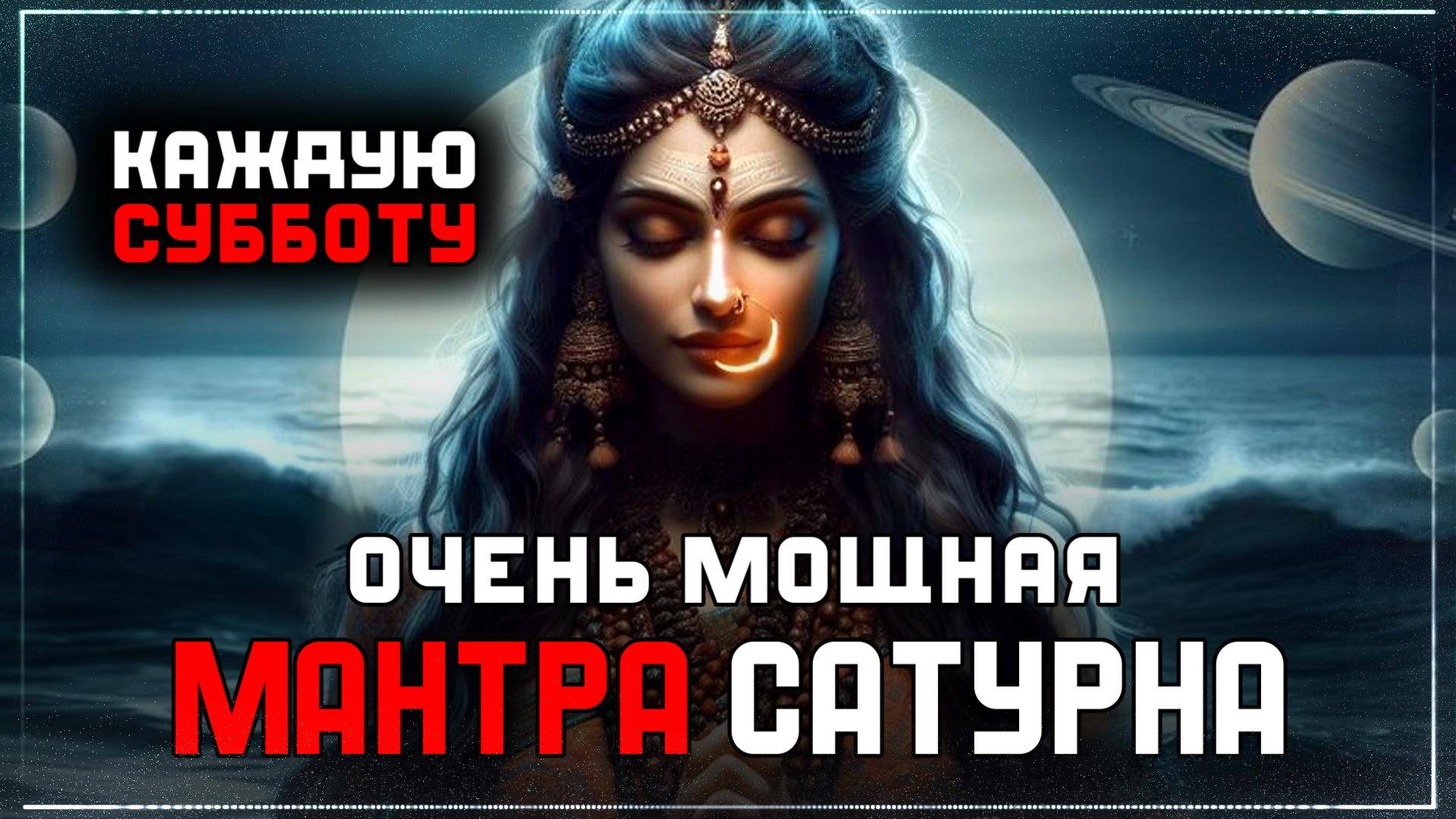 МАНТРА САТУРНА | ШАНИ | Суббота - Гармонизация Сатурна. ОЧЕНЬ МОЩНАЯ ДЖЙОТИШ МАНТРА ШАНИ