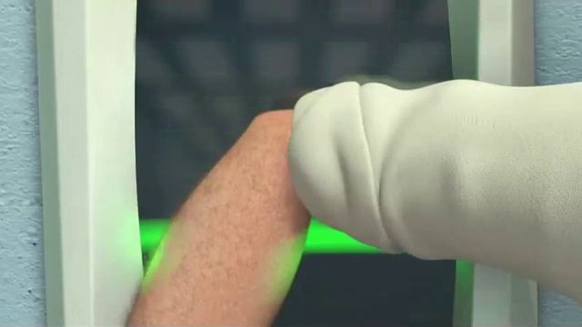 Монстры против пришельцев - скан на входе в бункер