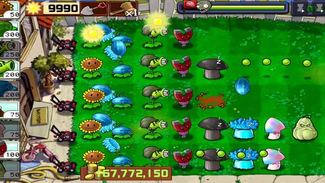 растения vs зомби выживание