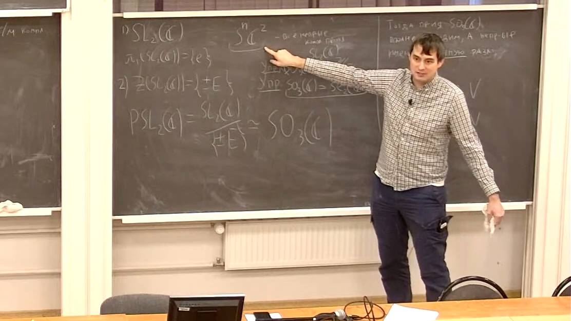 Ильин А. И. Уваров Ф. В. Группы и алгебры Ли. 23.11.2023.