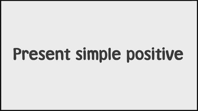 Harmonize Starter - Grammar: Present Simple positive (Unit 3)