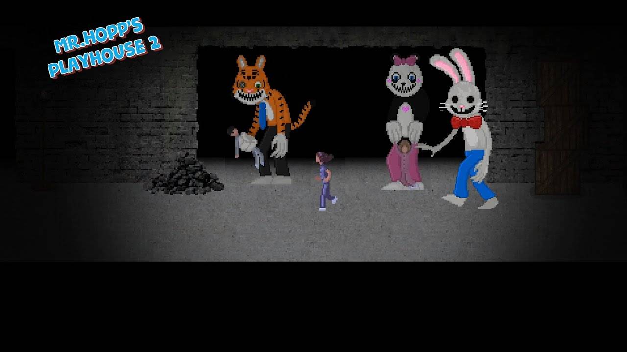 Похождение Эстер в подвале. Mr.Hopp's Playhouse 2. #3. Перезалив с YouTube.