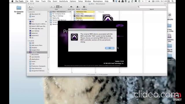 02. PRO TOOLS - управление сессиями в PRO TOOLS, видеоинструкция