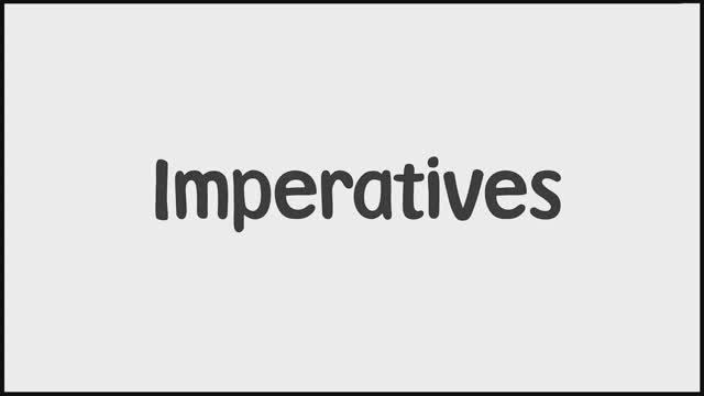 Harmonize Starter - Grammar: Imperatives (Welcome Unit)