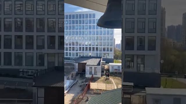 Звон на колокольне храма в день Светлого Христова Воскресенья, 16 апреля 2023 года.