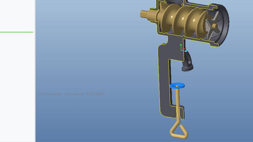 Creo Parametric. Крепление мясорубки.(часть 4 проекта мясорубки)