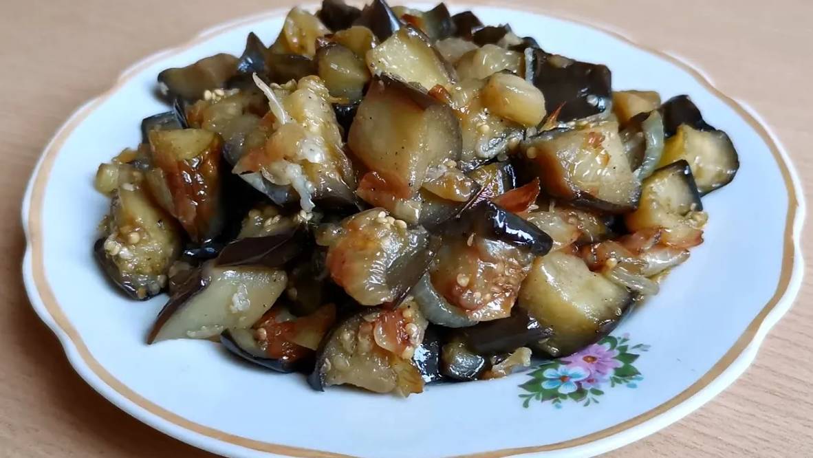 Баклажаны Жареные с Луком. Простой и Вкусный Рецепт