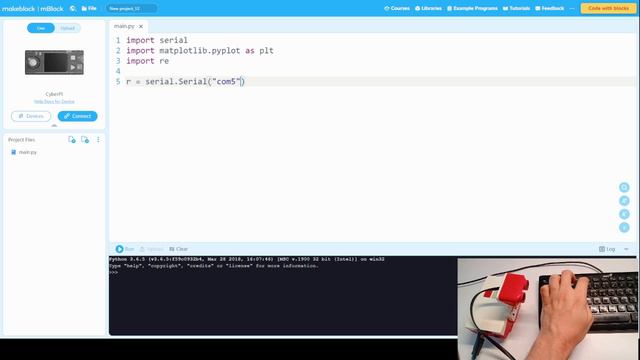 Считываем данные и строим графики python Клик