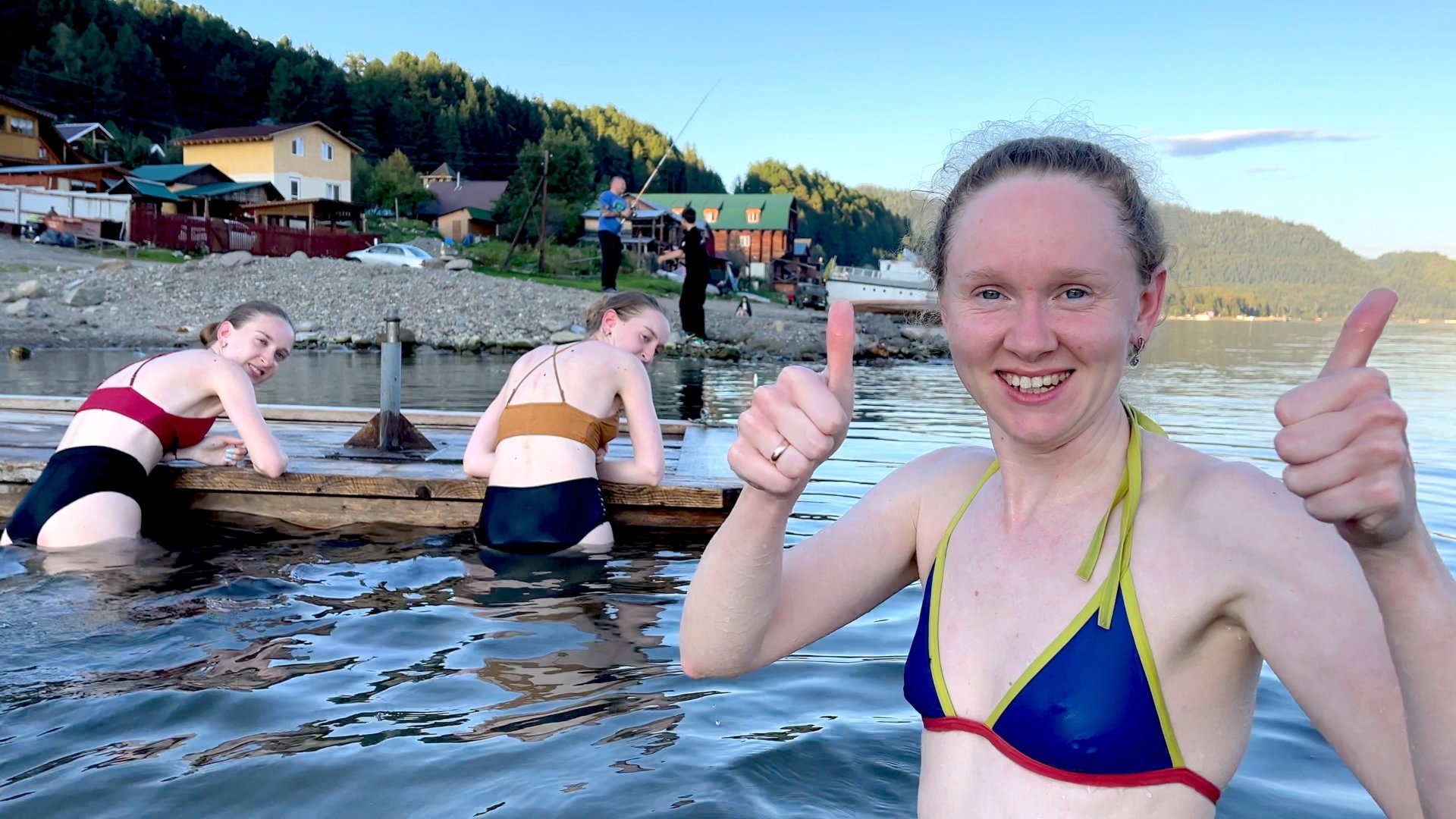 На кей-каре по плохой дороге до Артыбаша. Водопады Телецкого озера. Прогулка на катере по озеру