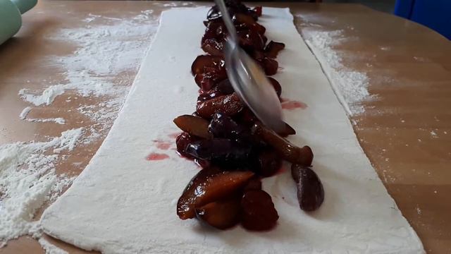 Постные Булочки из слоёного теста