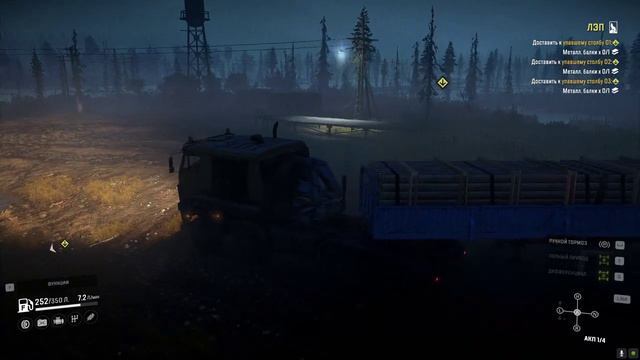 SnowRunner Мичиган. сложный режим, прохождение 17. 27.09.2024