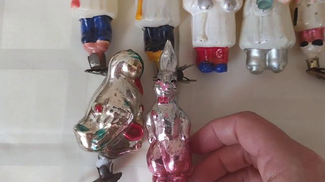 Серия елочных игрушек СССР "Доктор Айболит"