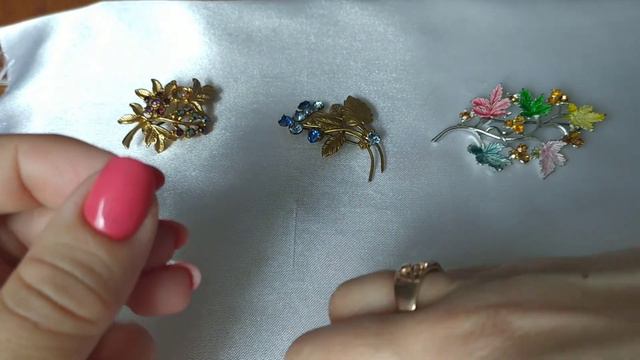 Винтажные броши- веточки. Выпуск 1.