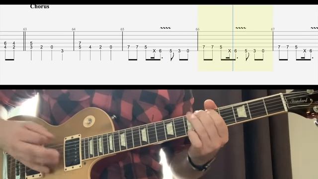 Как играть на гитаре Welcome to the Jungle - Guns N' Roses с табулатурами