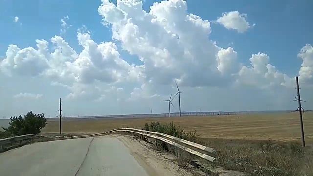 КРЫМ. ДОРОГА КЕРЧЬ - ФЕОДОСИЯ ЧЕРЕЗ НОВООТРАДНОЕ.