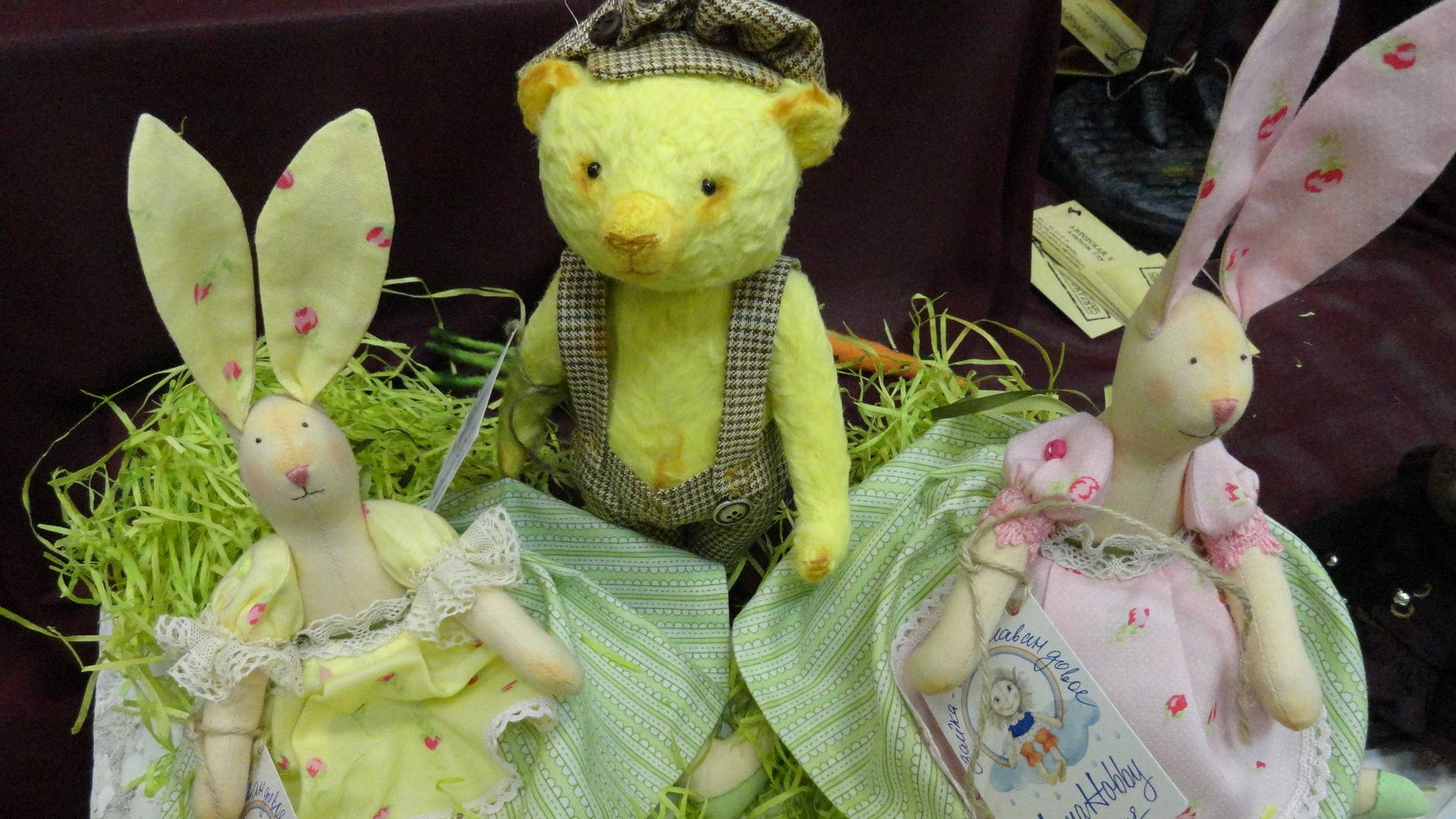 Выставка игрушек ручной работы Куклы и Мишки  2018 г.
( часть 2 )