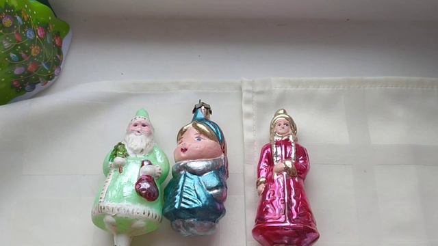 Реставрация стеклянных ёлочных игрушек 60 - 70-ых годов.
