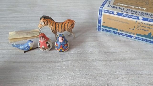 Редкие елочные украшения из ваты 1939 год.