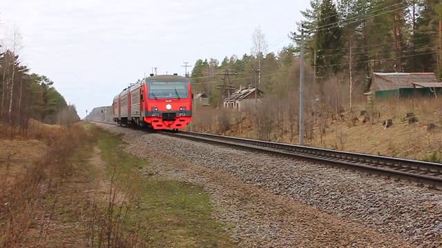 ДТ1-012 (РЖД/Окт/СЗППК*, ТЧ-15) сообщением Псков - Луга на воистину финишной прямой**