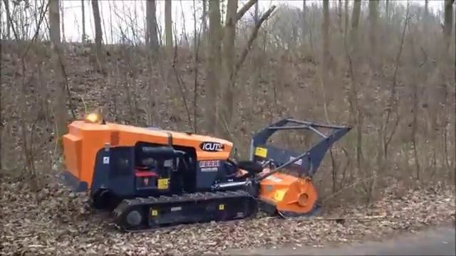 Работа iCut с мульчером!