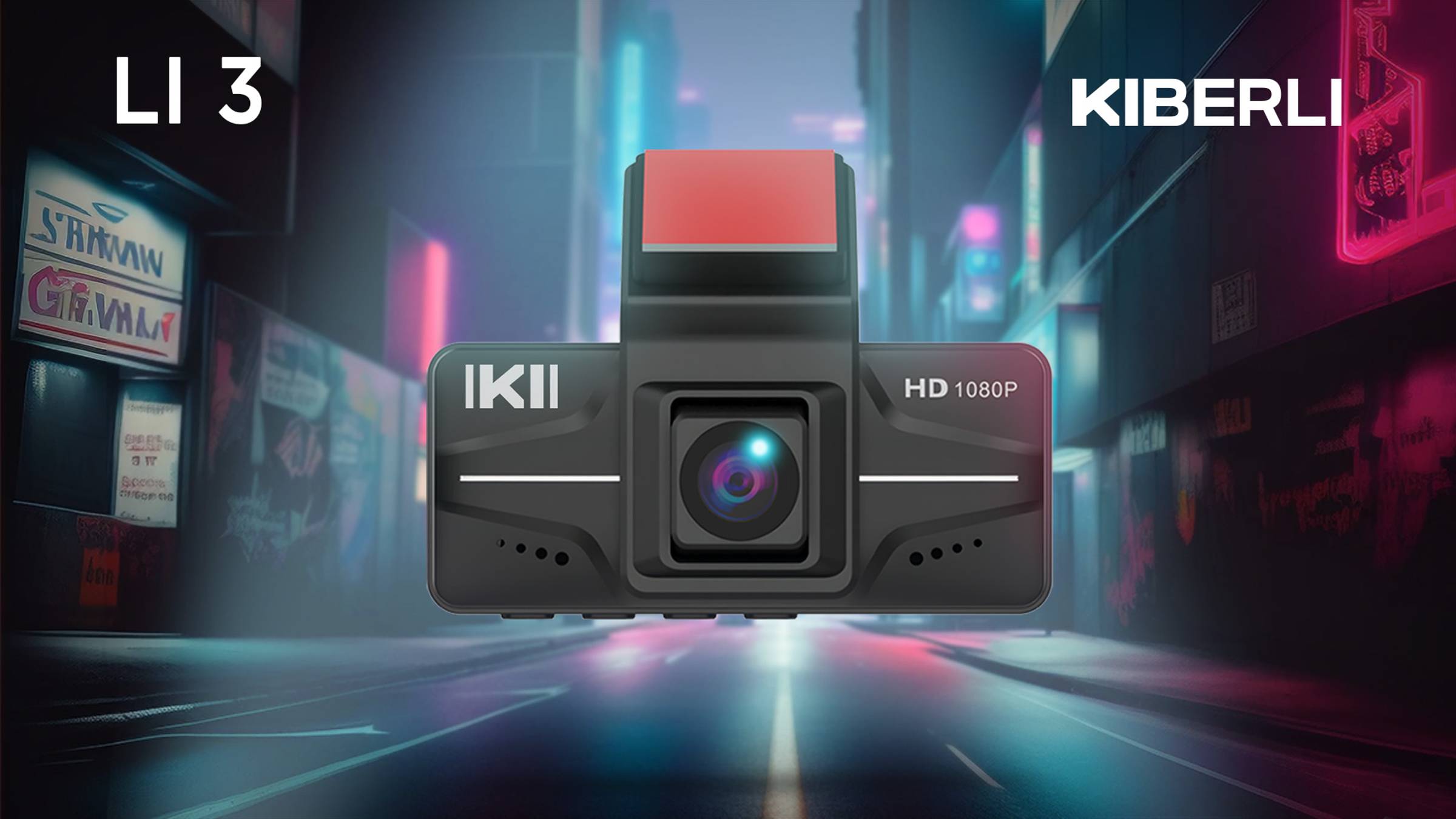 Видео обзор и настройка  видеорегистратора KIBERLI LI 3 с сенсорным экраном