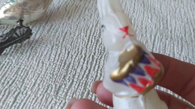 Пришли посылки, родом из СССР. Елочные украшения 50-60 г.