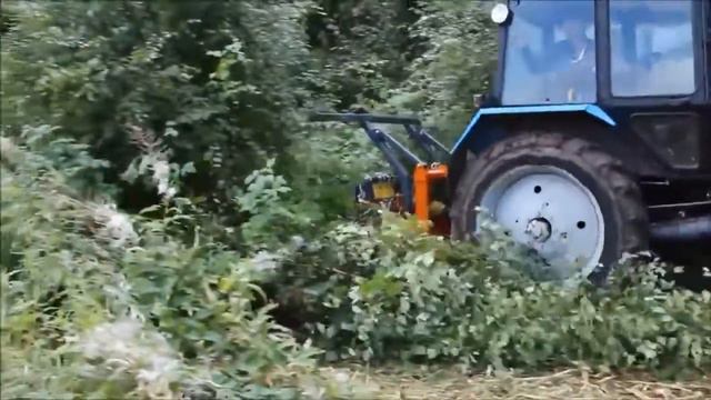 Мульчер FERRI 1600 в работе