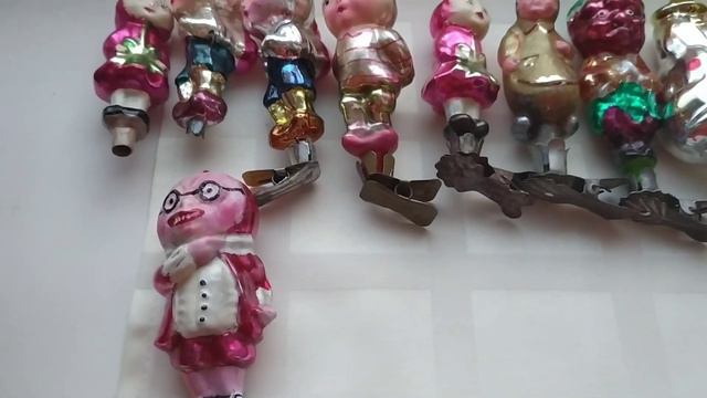 Самая красивая коллекция елочных игрушек СССР 50-х годов