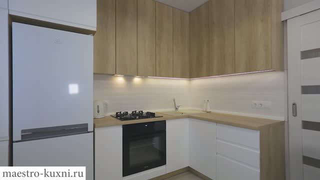 Кухня под потолок на 9-ти квадратных метрах