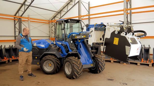 Турбированный MultiOne 9 6  Обзор мощного минипогрузчика