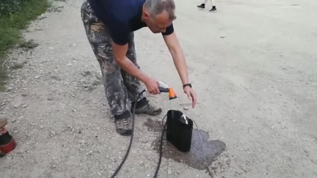 Душ авто туриста