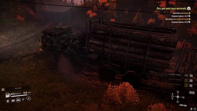 SnowRunner Мичиган. сложный режим, прохождение 11. 24.09.2024