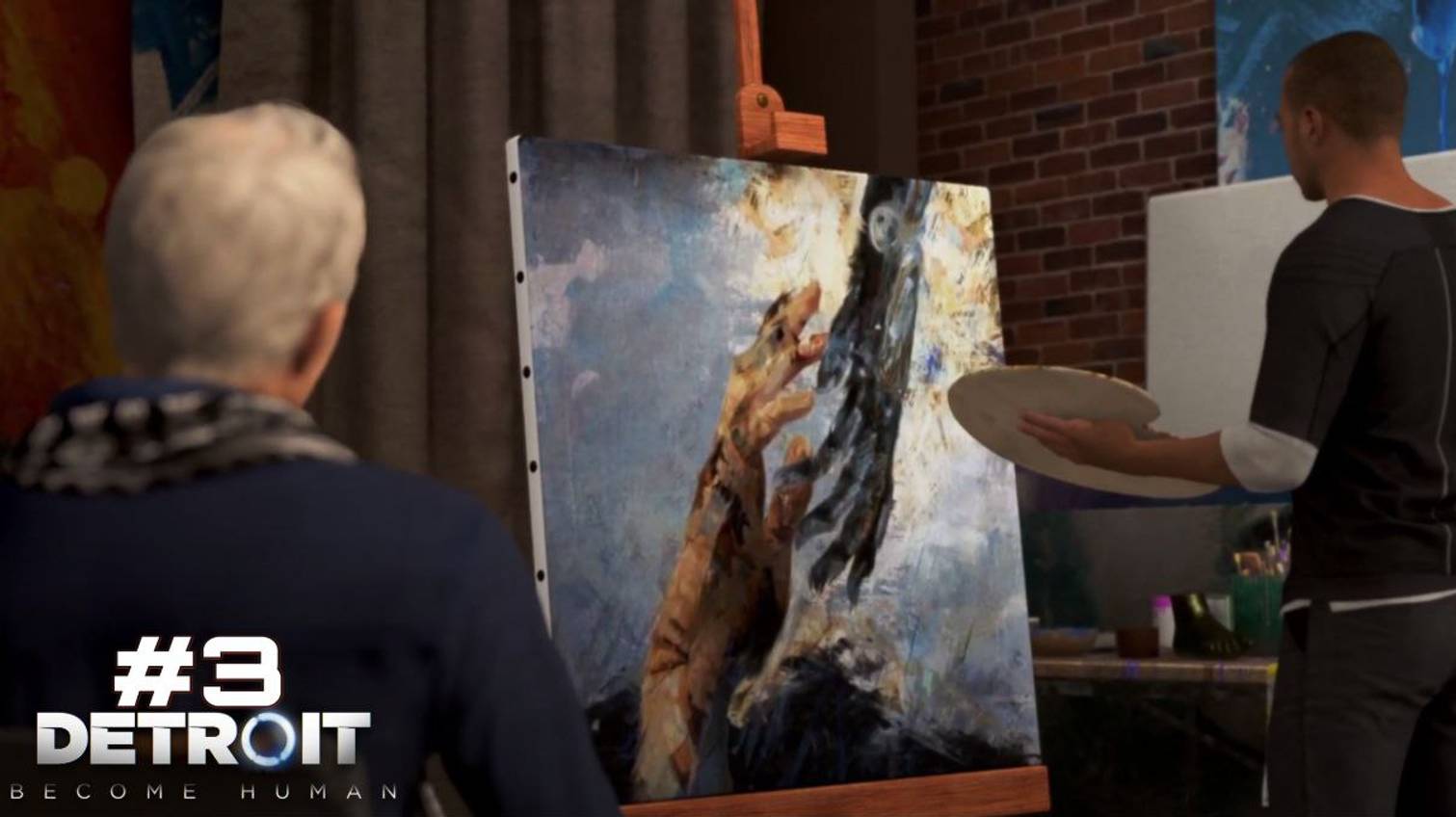 Как художник повлиял на Маркуса ➤ Detroit: Become Human / Детройт: Стать человеком ➤ Прохождение #3