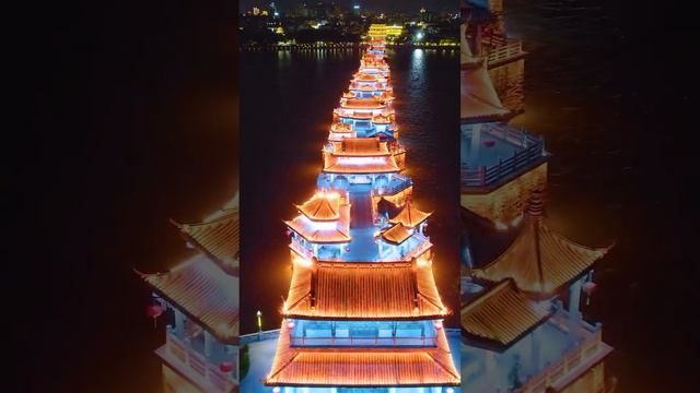 Китай, Гуанцзи - древний мост, река Хань в городе Чаочжоу