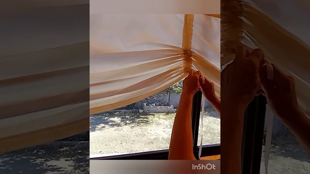 Шторы на кулисах для террасы