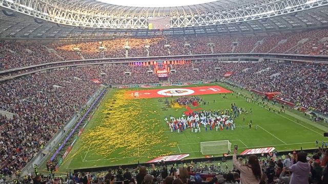 Баста - Сансара на матче СуперФинала Кубка России 2023