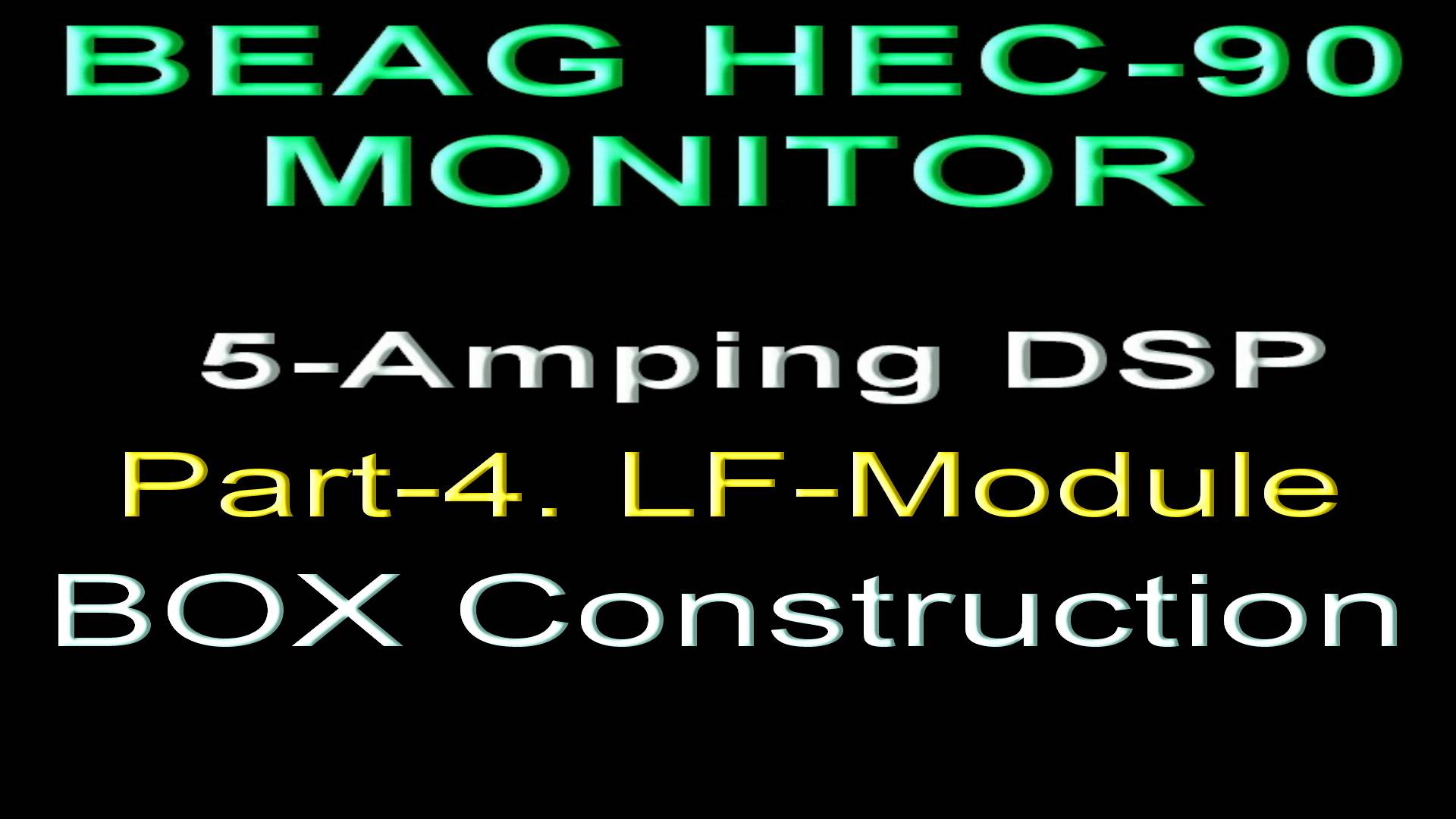 Beag HEC 90 New Life 5-Amping. Part 4. Box Construction.