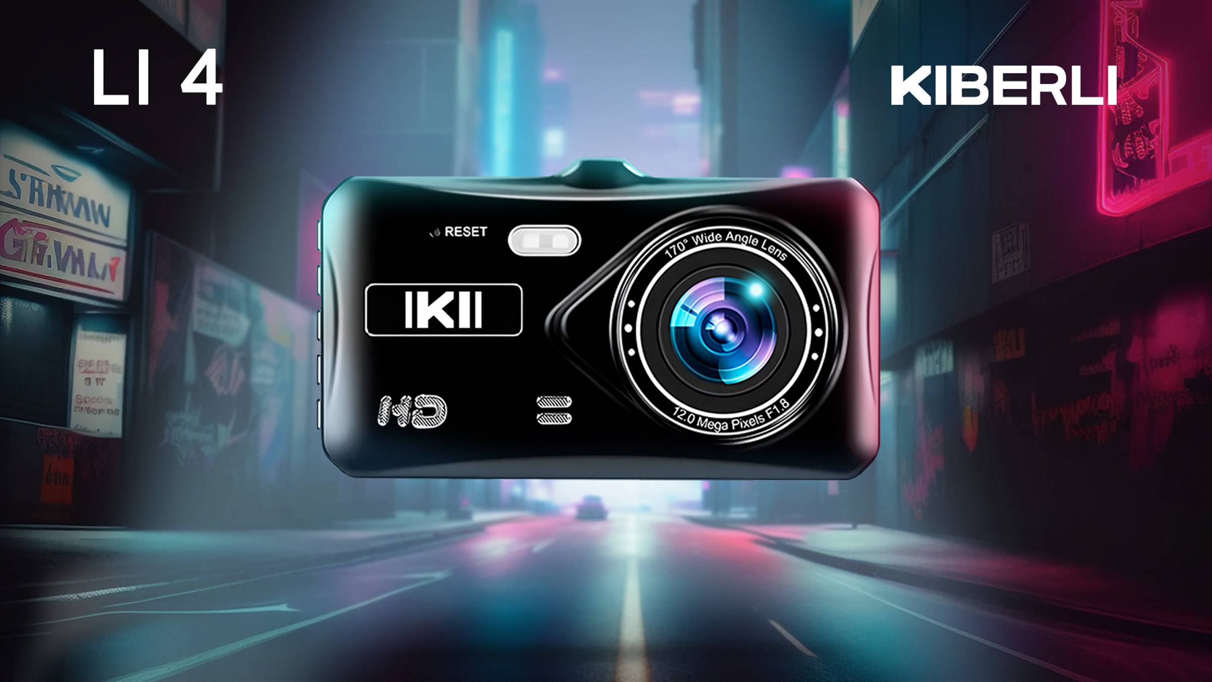 Видео обзор и настройка видеорегистратора KIBERLI LI 4 с  сенсорным экраном