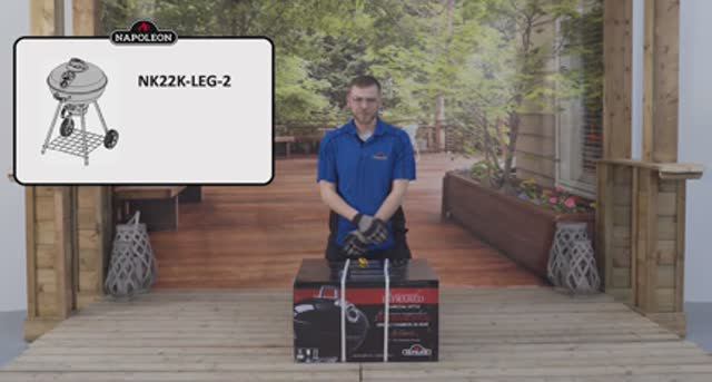 NK22K-LEG-2 Charcoal Kettle Grill Assembly Video