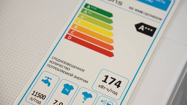 Эффективная и надежная! Обзор стиральной машины NESONS NS-WMB1207HIDDW! Функции и преимущества!