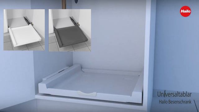 Полка Laundry белая и серая