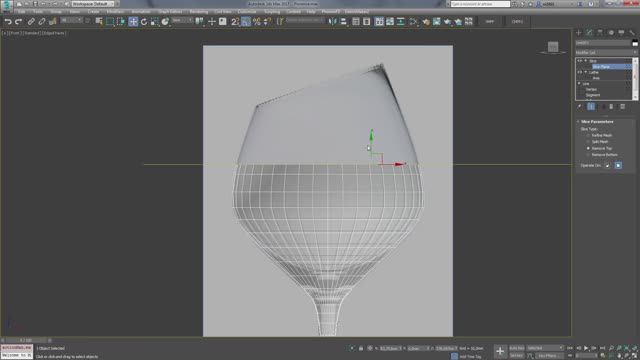 Моделирование бокала Charm