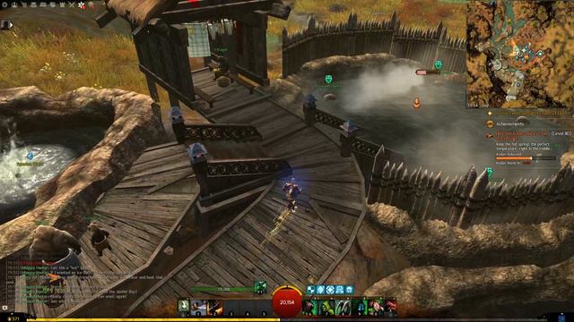 Lowland Shore - Hot springs event & Work with a Smile achievement - Пункт 7 (Guild Wars 2)